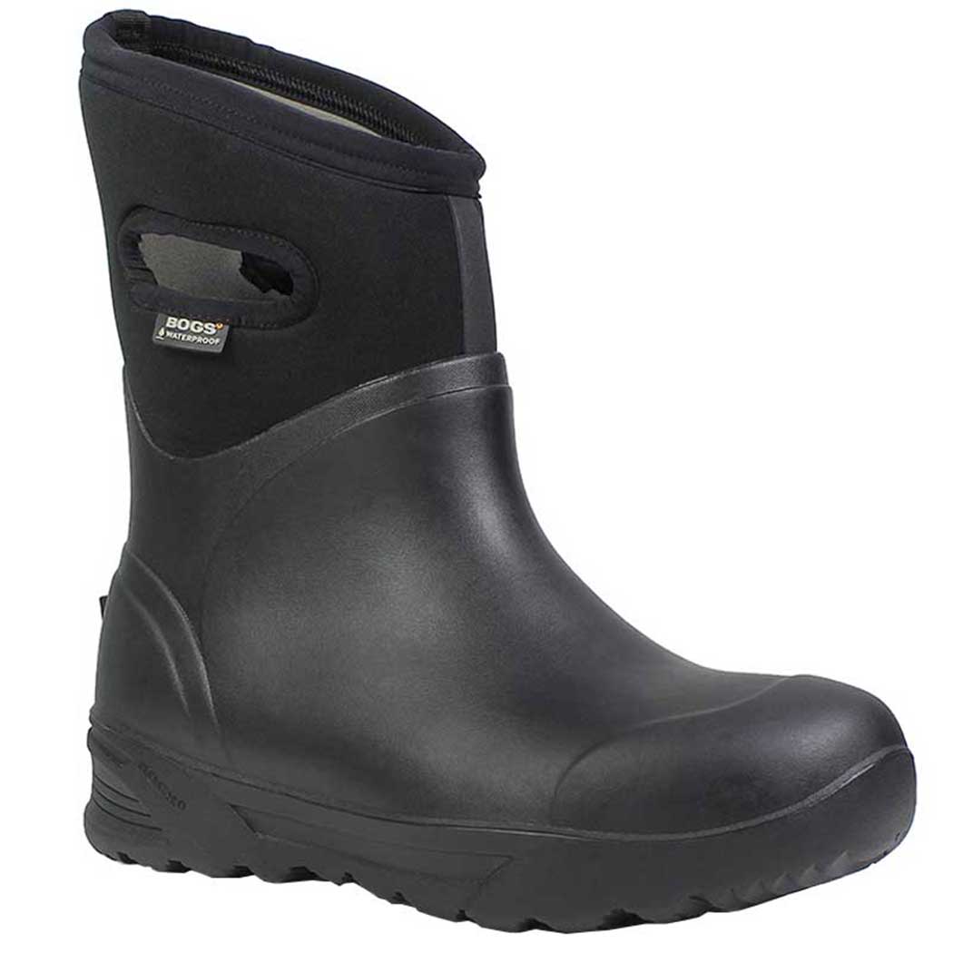 Bogs Bozeman Mid Black-Free shipping & exchanges!