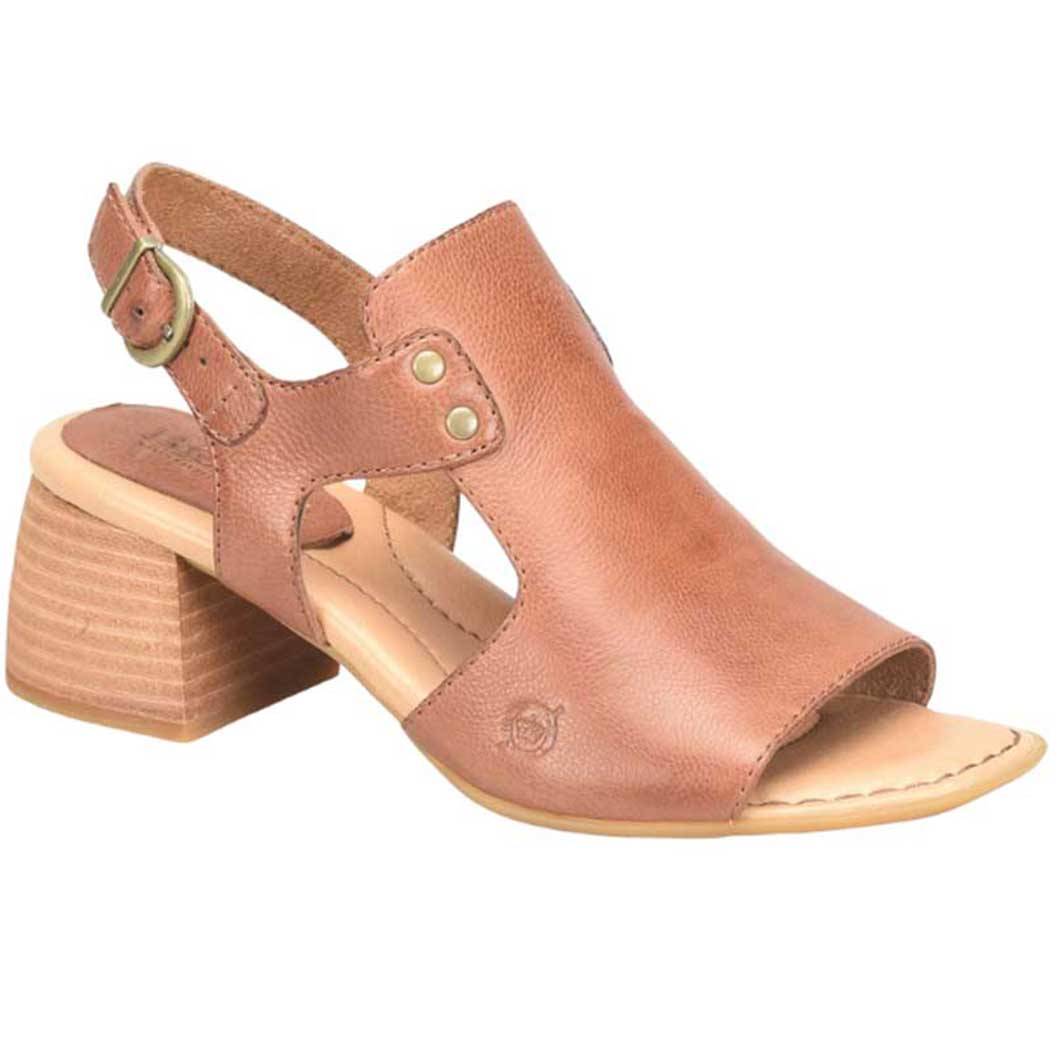 Born Sylvie Heeled Sandal Brown (Women's)