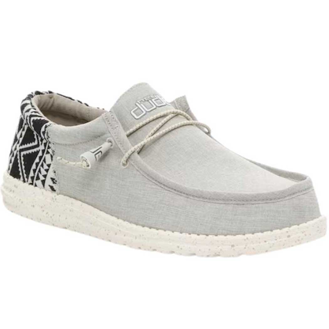 Hey Dude Wally Funk Jacquard Bungee Shoes