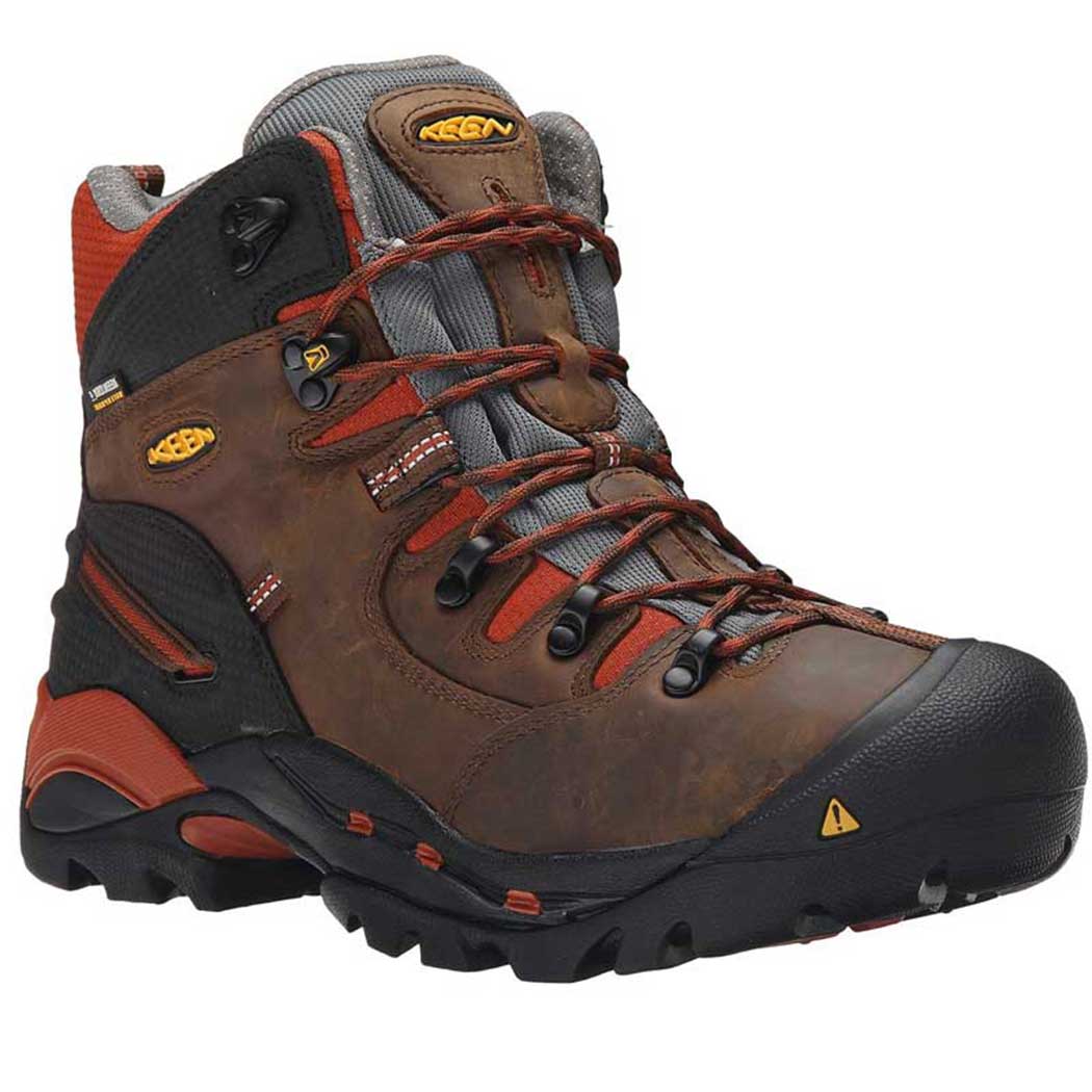 Keen Utility Pittsburgh 6'' Soft Toe Cascade Brown/Bombay Brown - Free ...