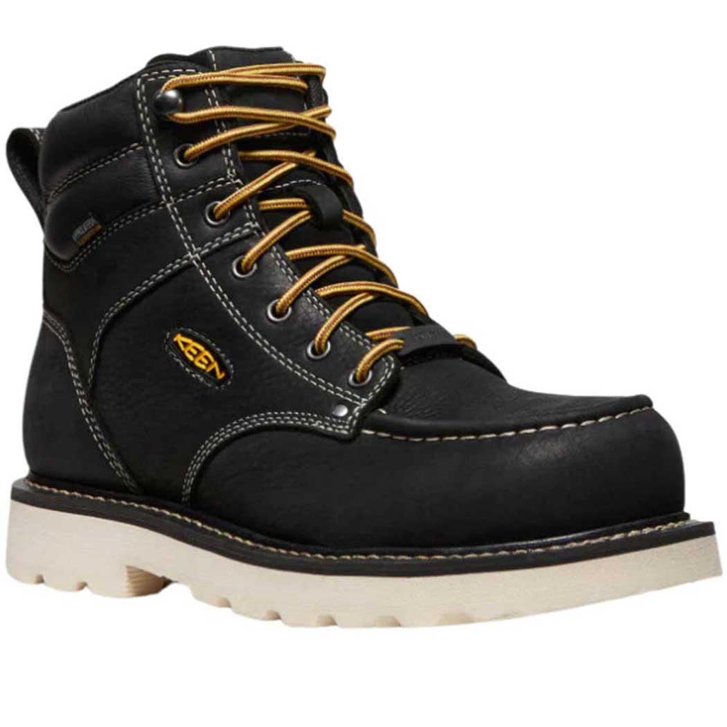 Keen Utility Cincinnati 90 Degree 6'' WP Black/ Sandshell - Free Shipping!