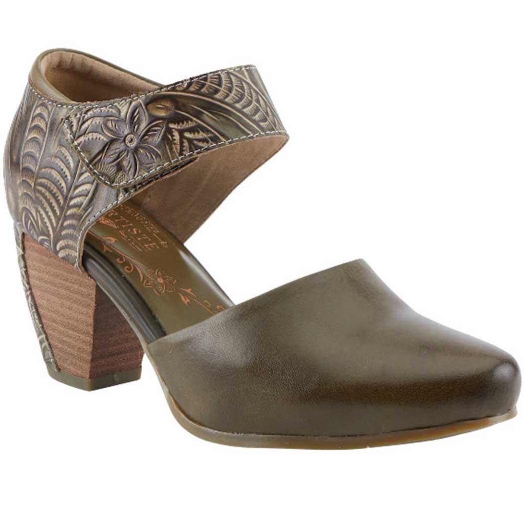 L'Artiste by Spring Step Toolie Olive-Free shipping!