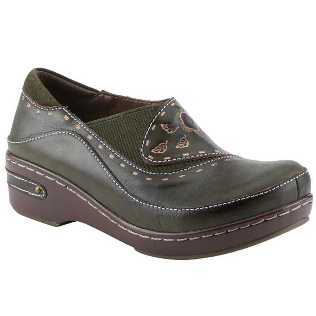 L'Artiste by Spring Step Burbank Green-Free shipping!