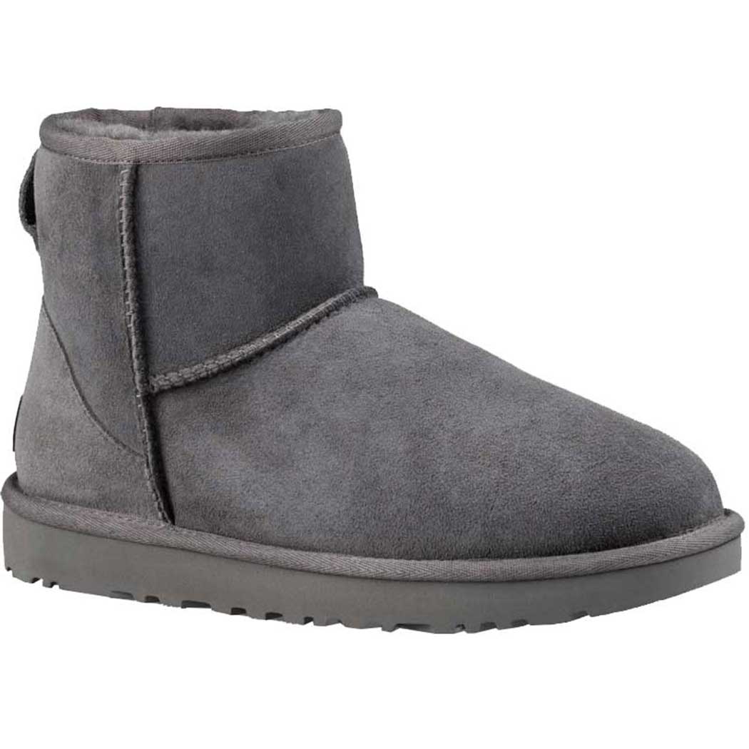 UGG Classic Mini II Grey-Free shipping & exchanges!