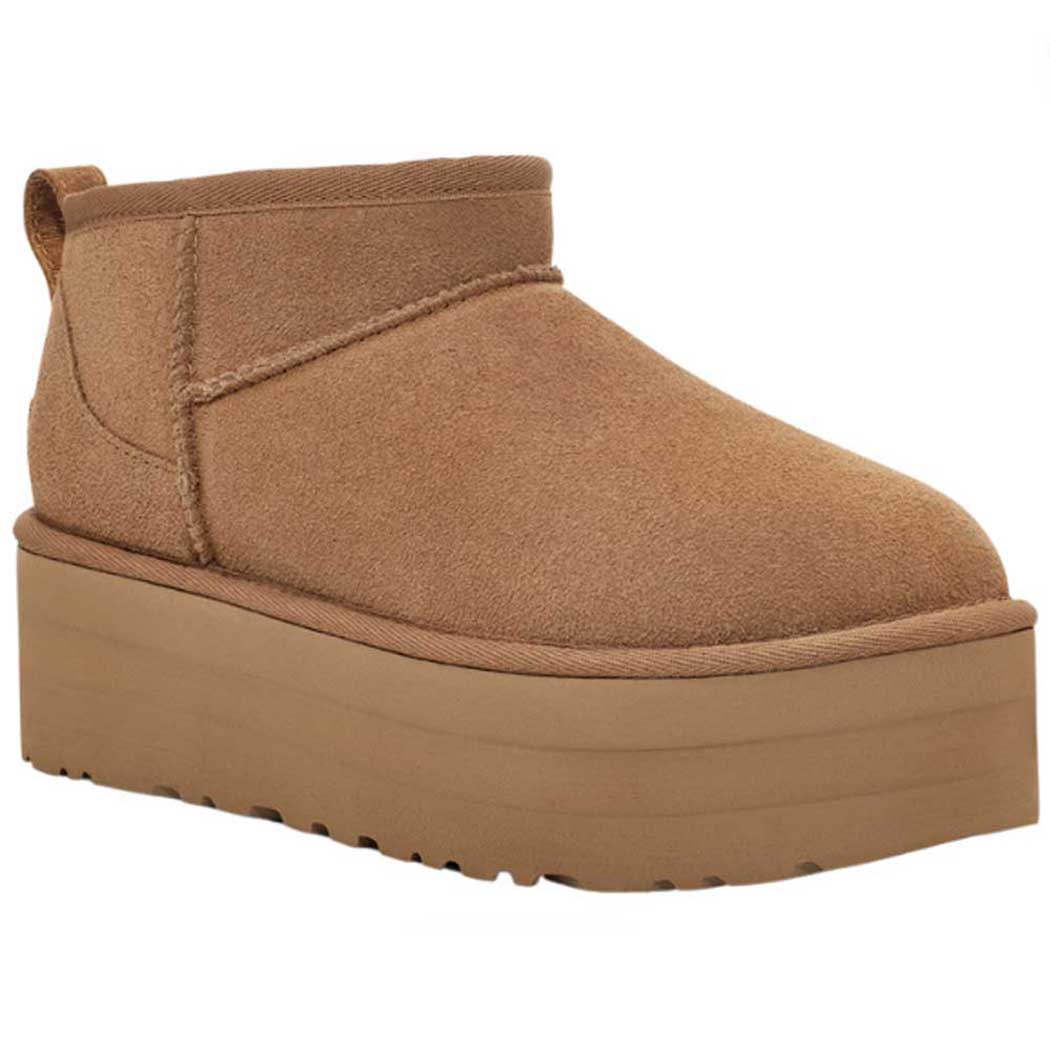 UGG Classic Ultra Mini Platform Chestnut-Free shipping!